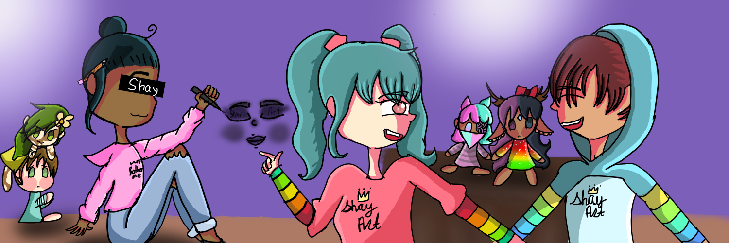 most of my OC (Twitter header) Yams - Illustrations ART street