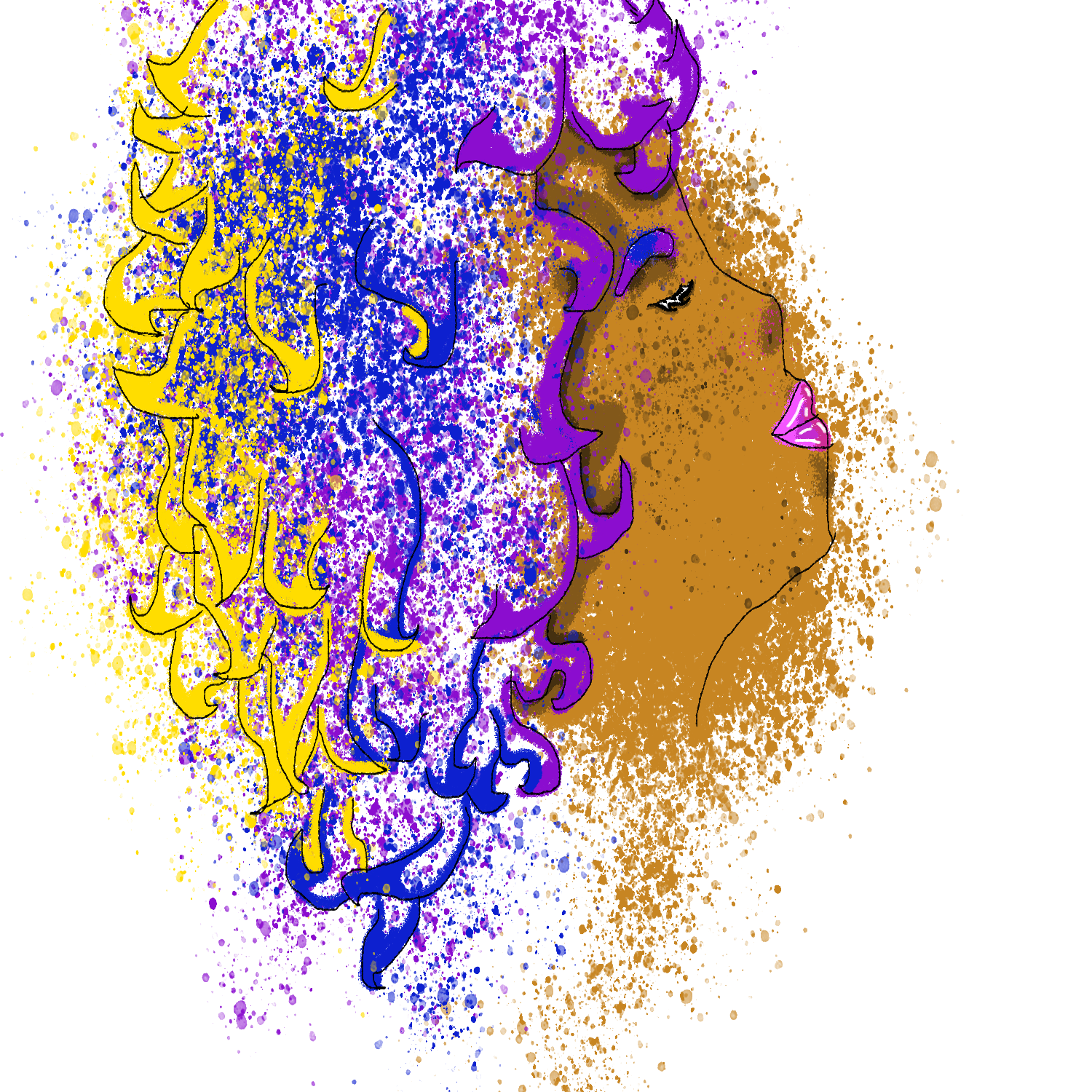 Splatter piroshki - Illustrations ART street