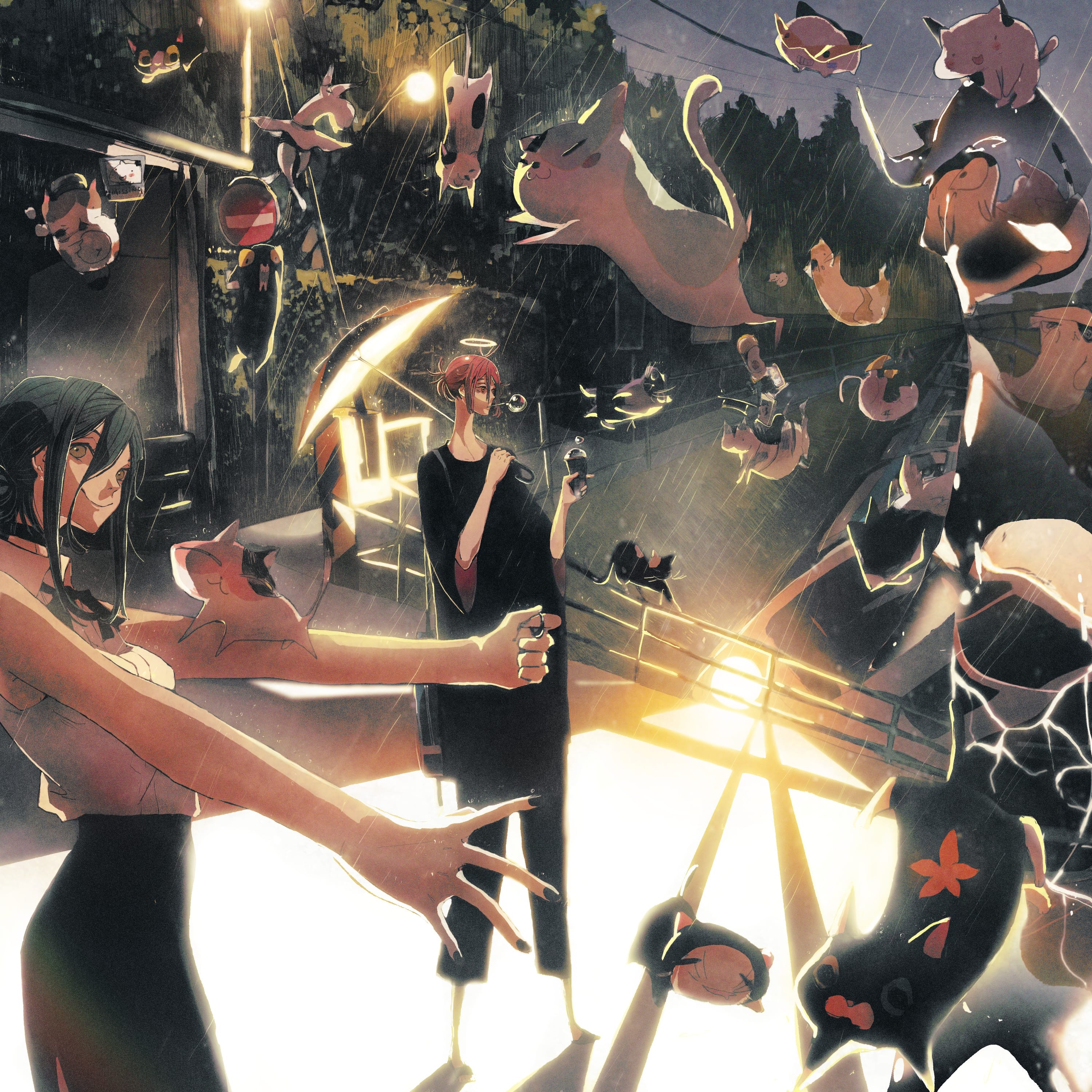 It’s raining cats!🐈‍⬛ Jojidoboro - Illustrations ART street