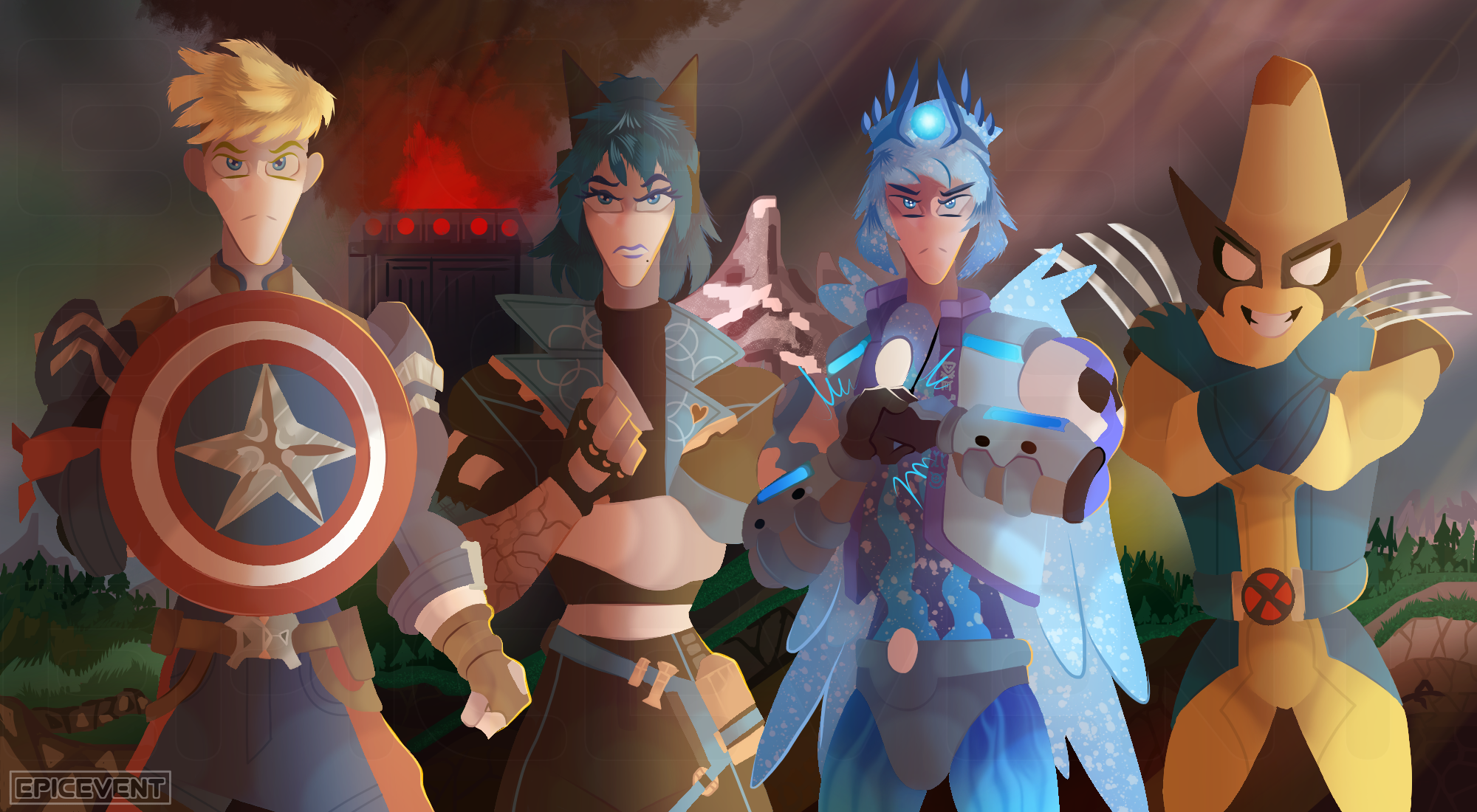 Together against Doom EpicEvent - Illustrations ART street