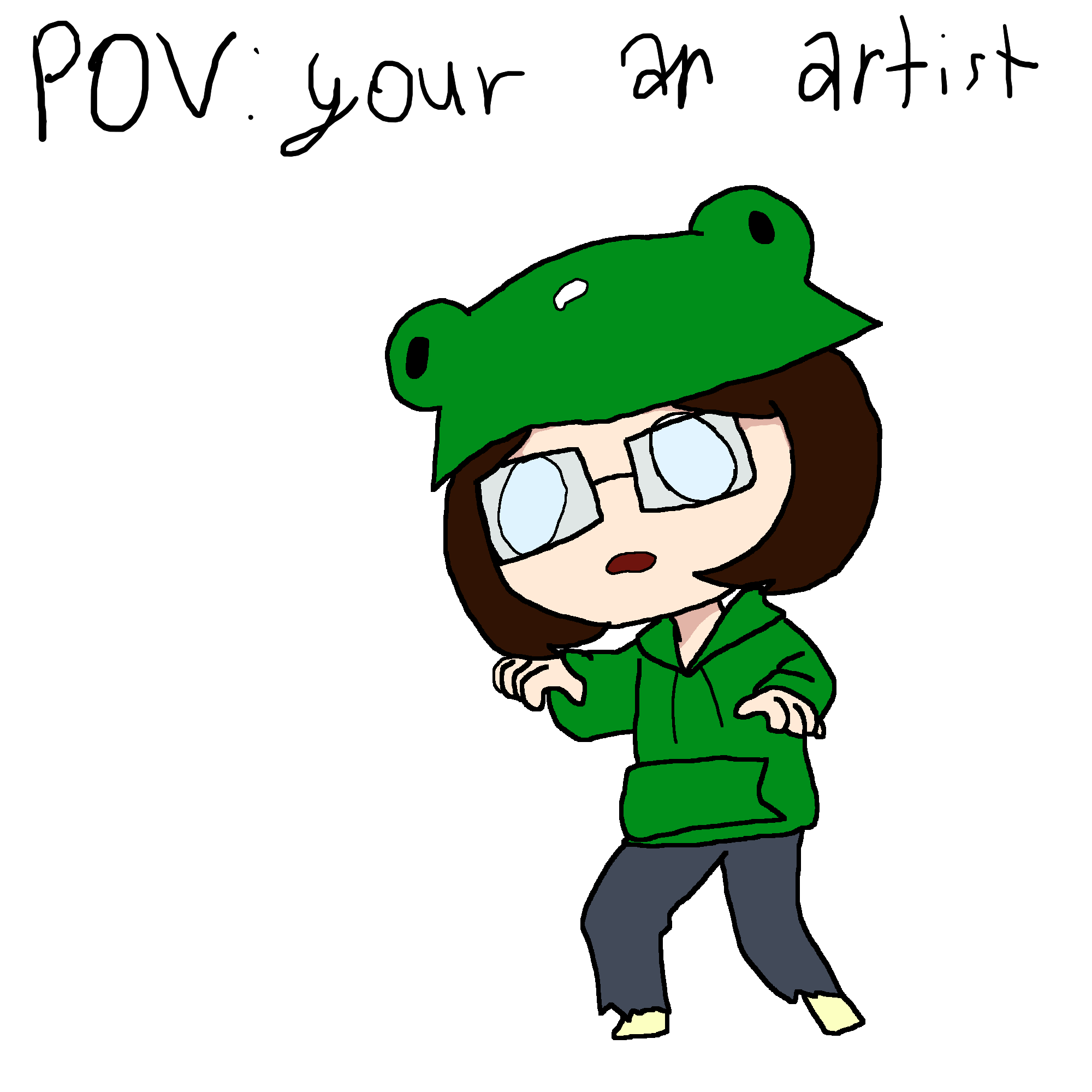 POV: your an artist and you go zombie mode SAMMY_DRAWS UwU ...