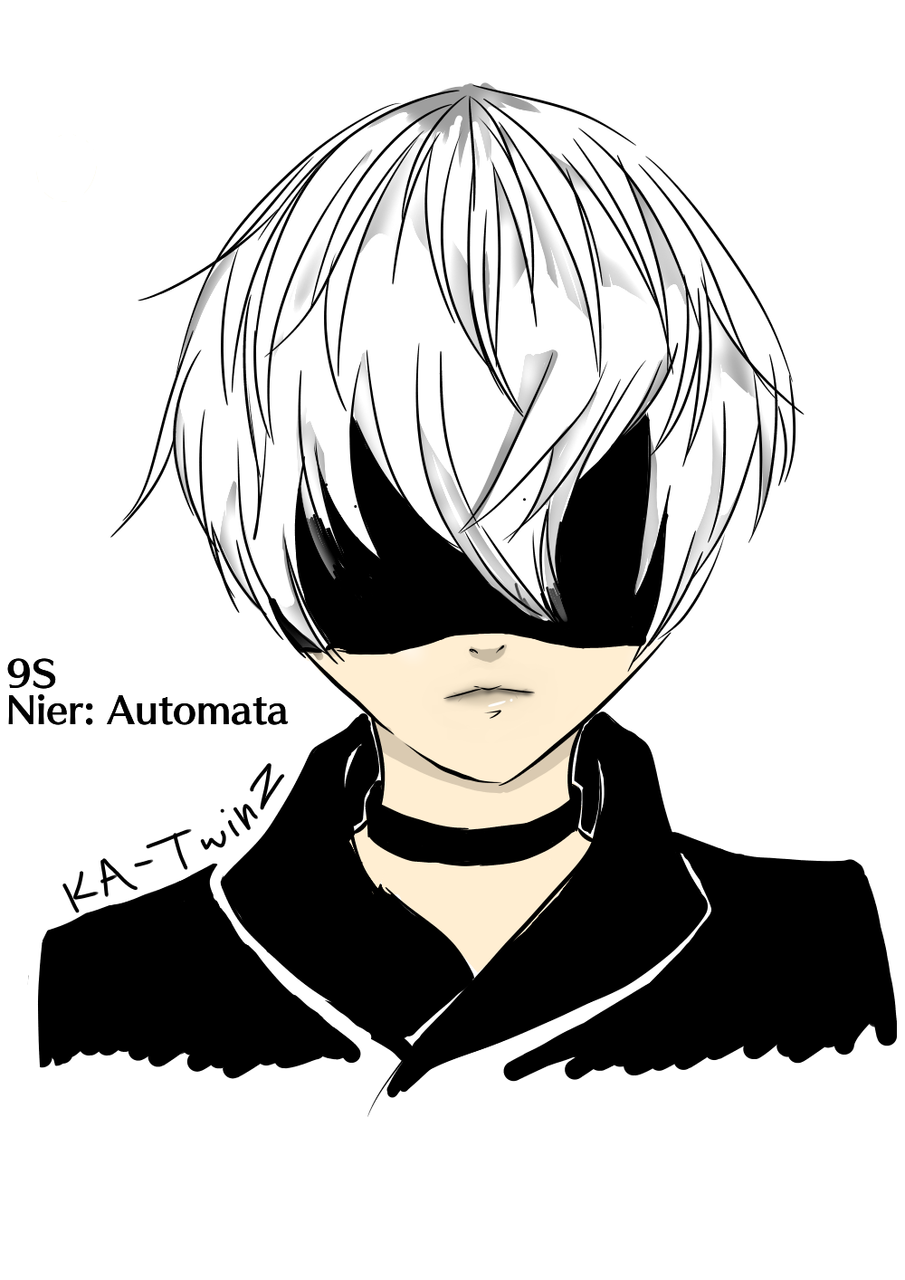 9S nier automata KA-TwinZ - Illustrations ART street