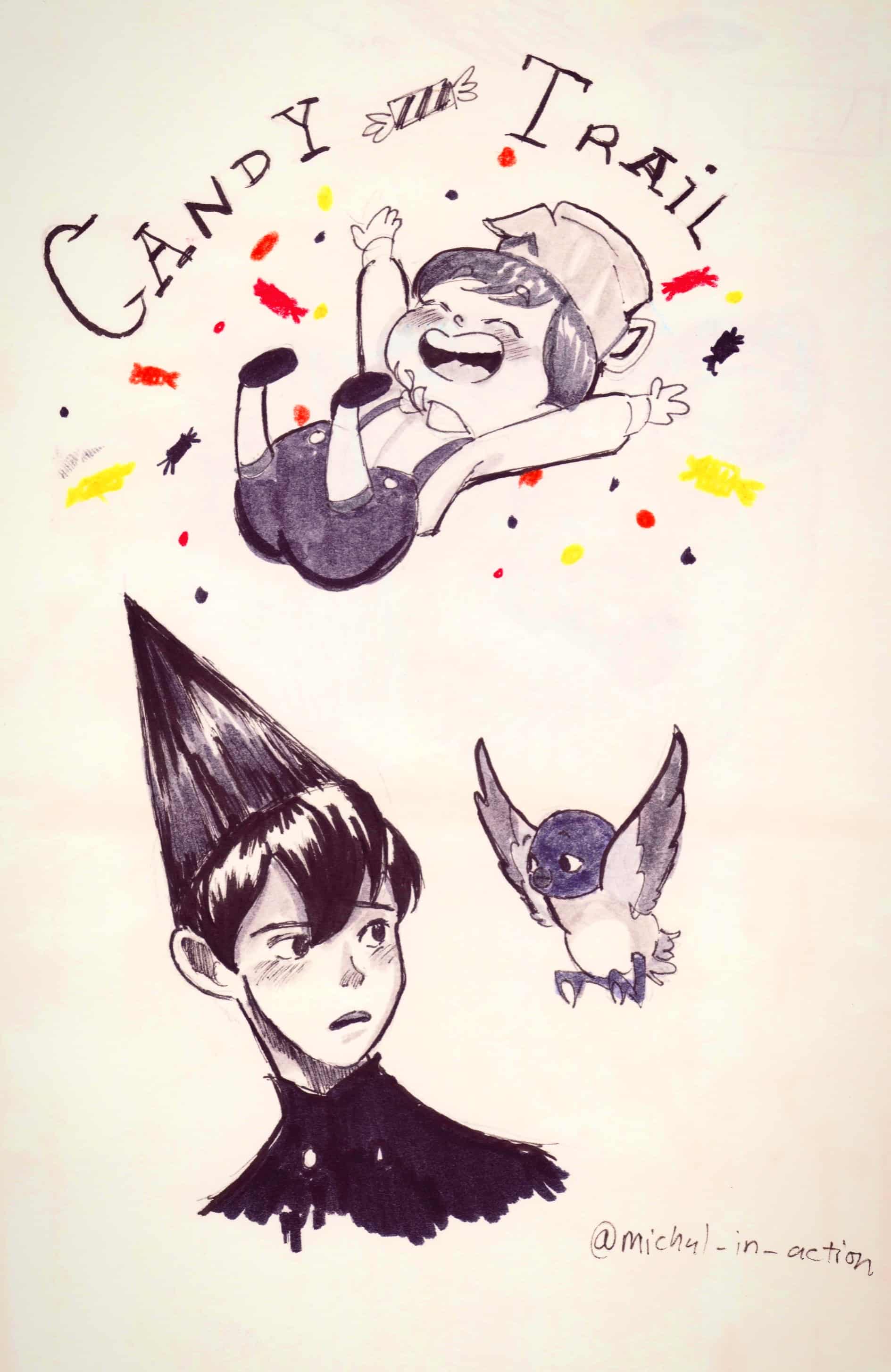 🎃 Over The Garden Wall Fanart 🍂 Michal_in_action - Illustrations ART street