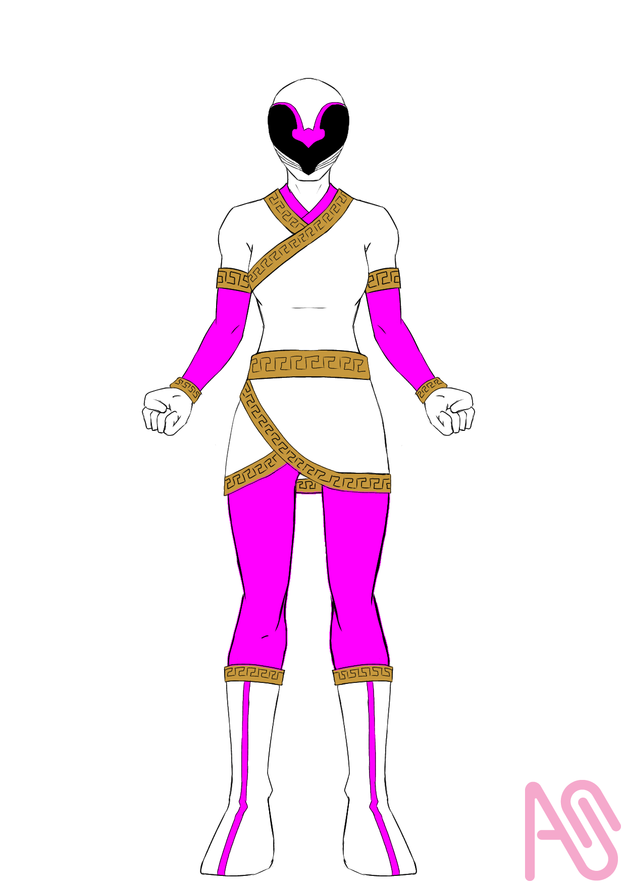 Ganzhi Ranger White Mouse 9teen - Illustrations ART street