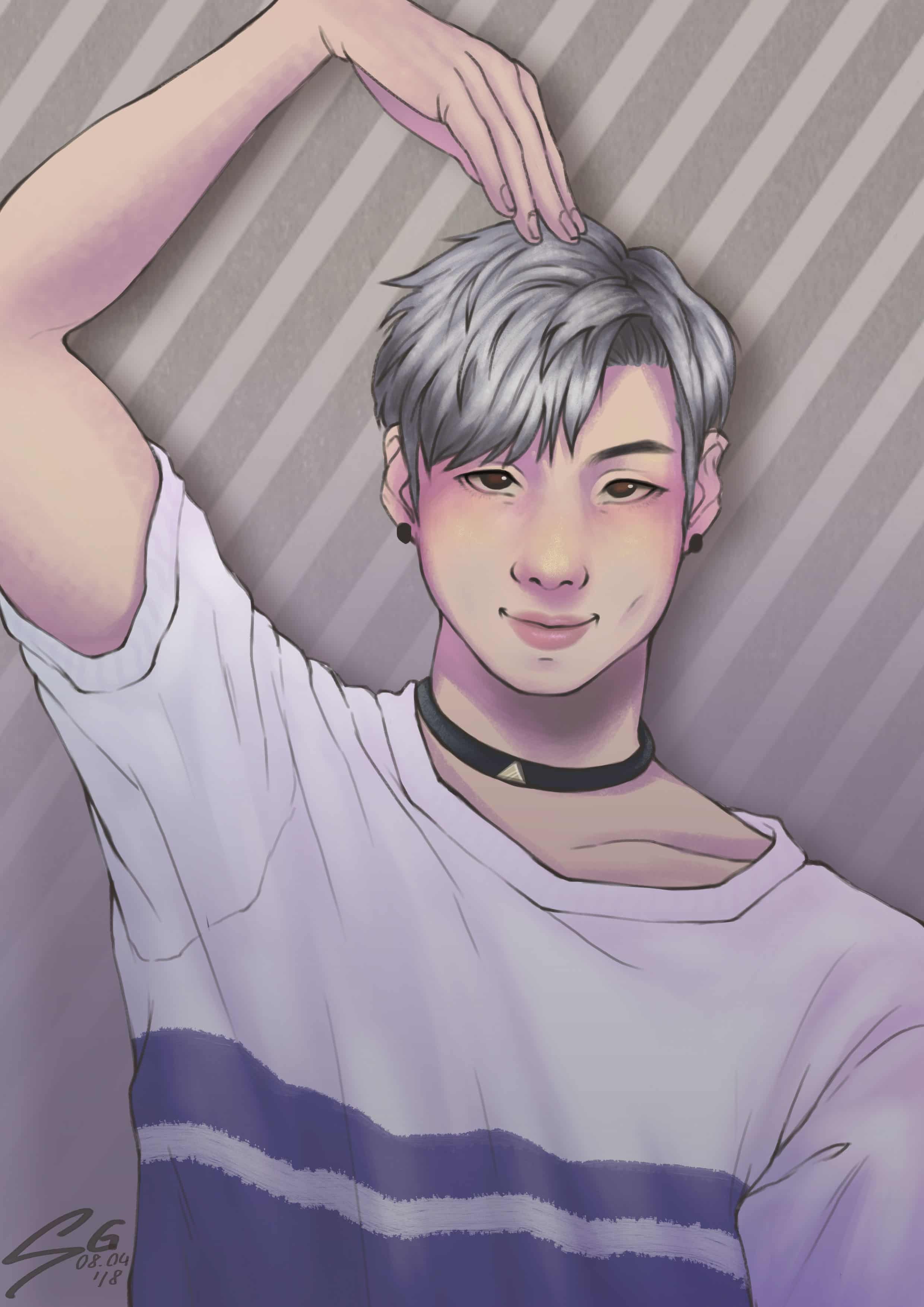 BTS - RM Sina.chu - 插畫 ART street