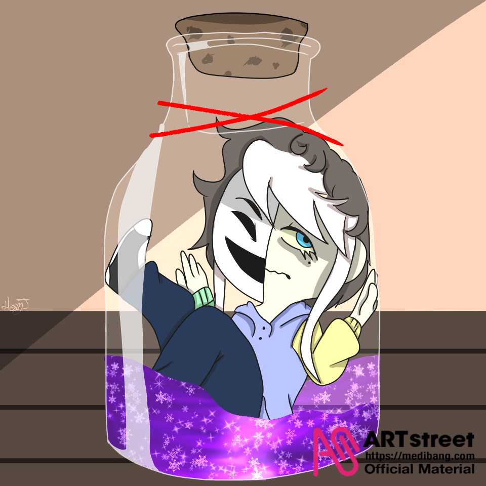 Oc trapped in a bottle 2hemi2 - 插畫 ART street