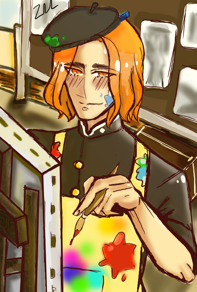 Enpitsu Byoga in the Art club room! Heian-Kyo - Illustrations ART street