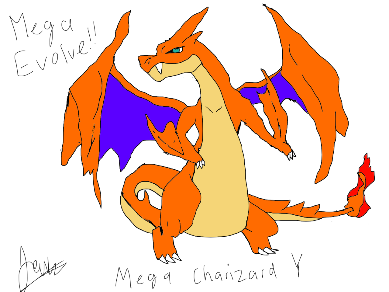 Mega Charizard Y!!! Toami_Kun - Illustrations ART street