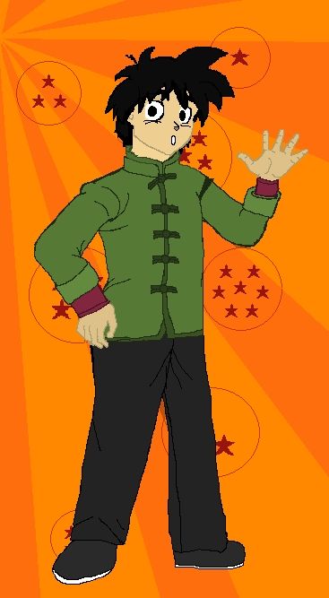 Goten pixel art LaNaranha - Illustrations ART street