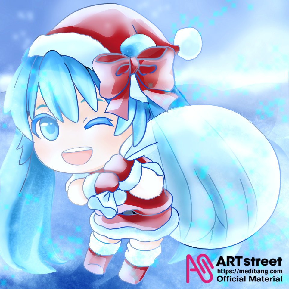 santa miku-trace and draw contest Akira Luca - Illustrations ART street