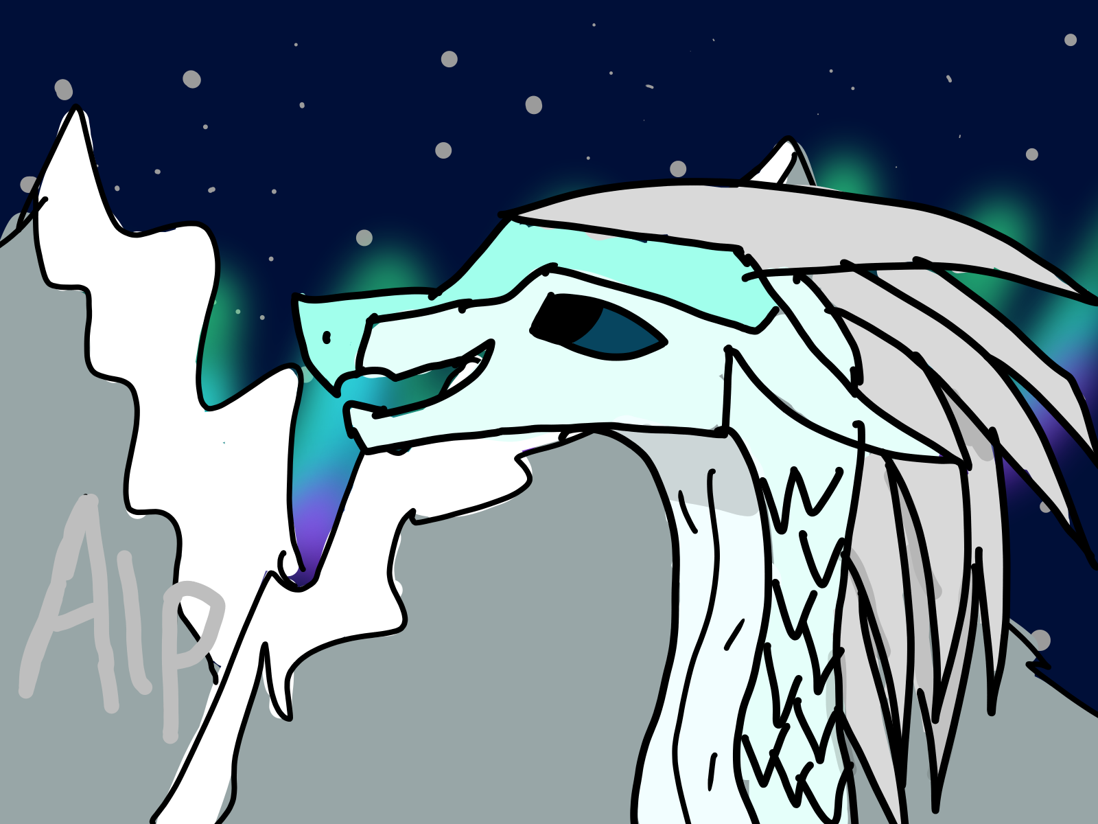 IceWing OC, Alp! Future the NightWing - Illustrations ART street