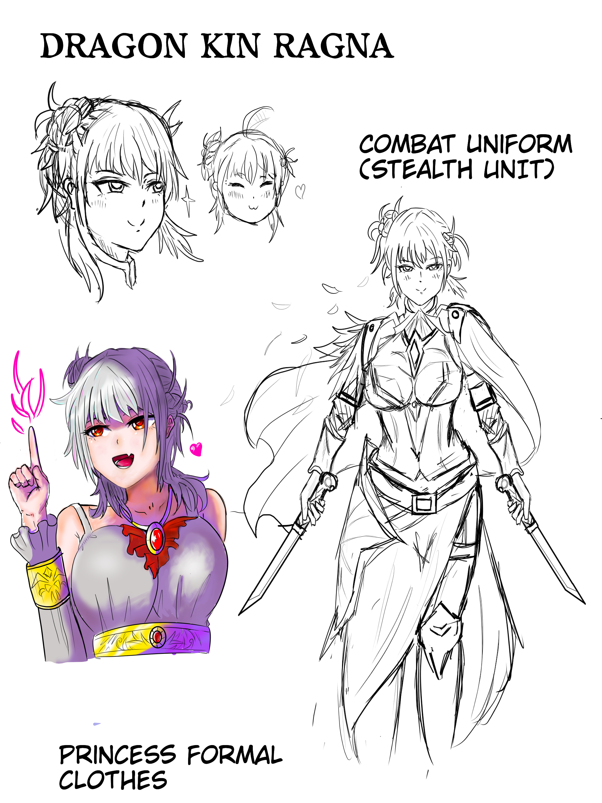 Ragna Dragon Kin zeline - Illustrations ART street