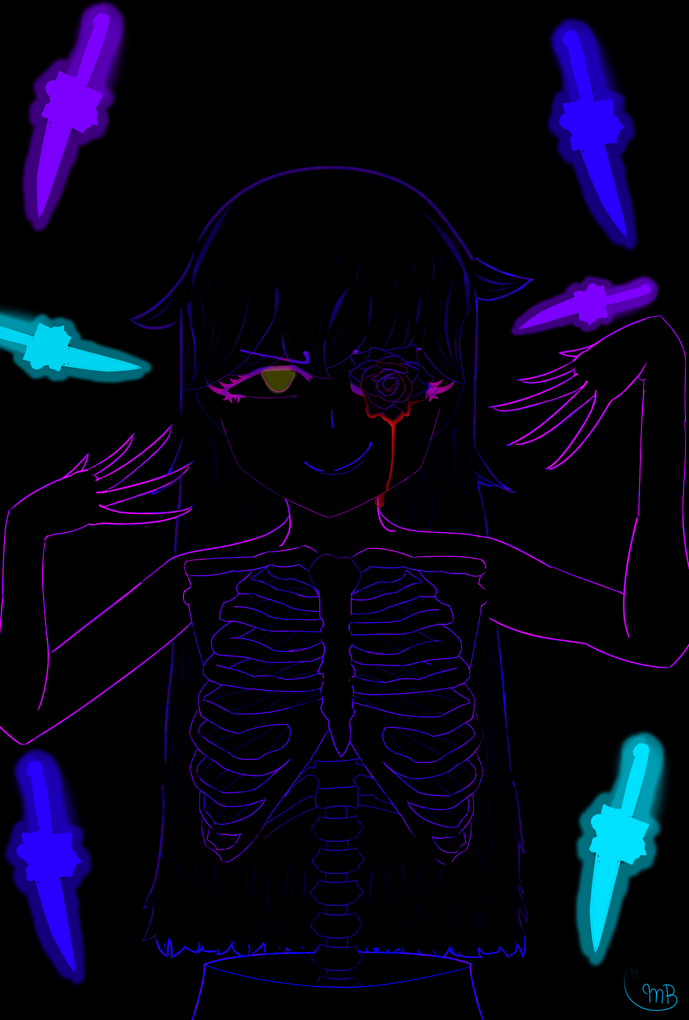 An Art for Spooktober Major Bowie - Illustrations ART street