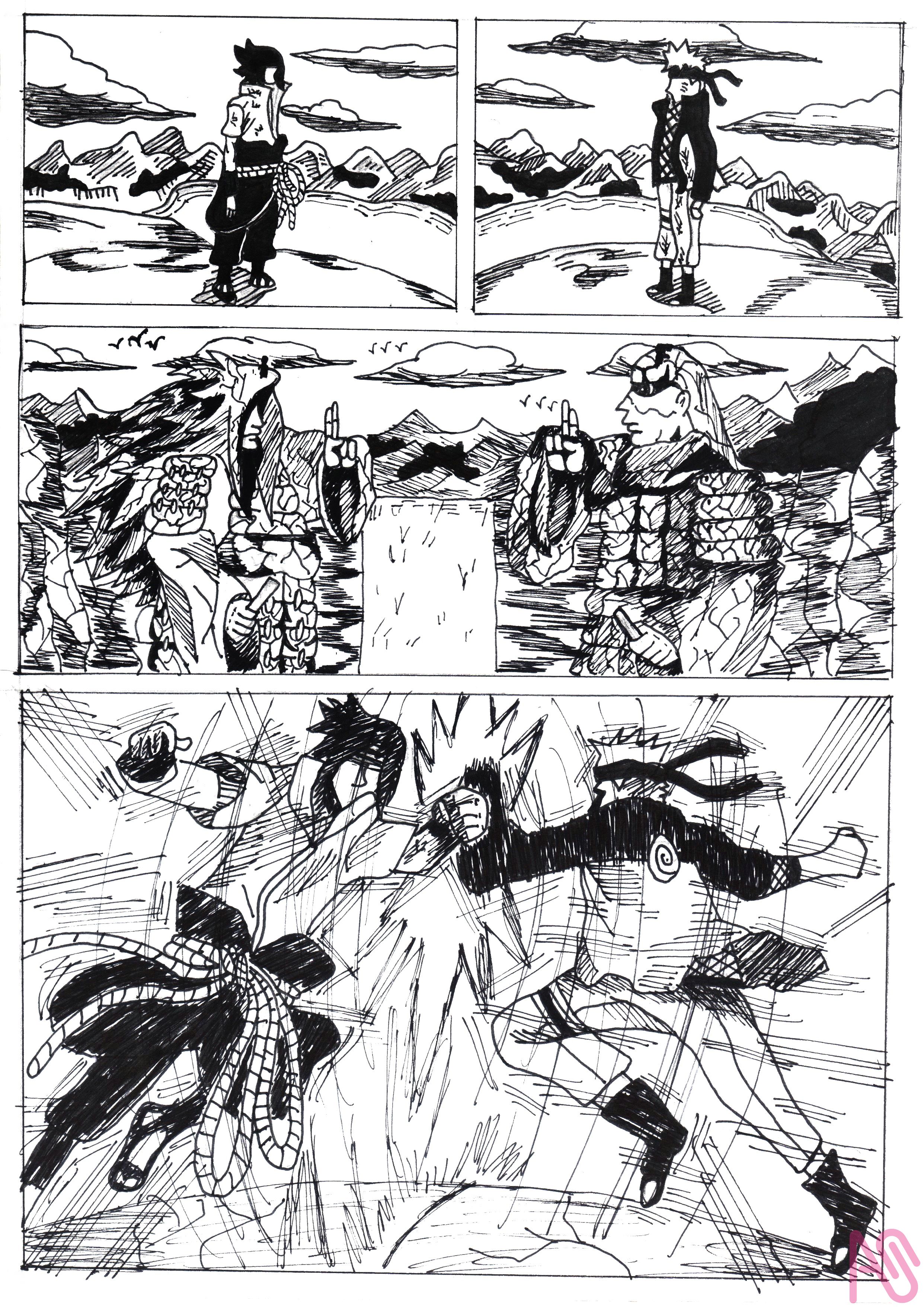 Naruto VS Sasuke LAB art - Illustrations ART street