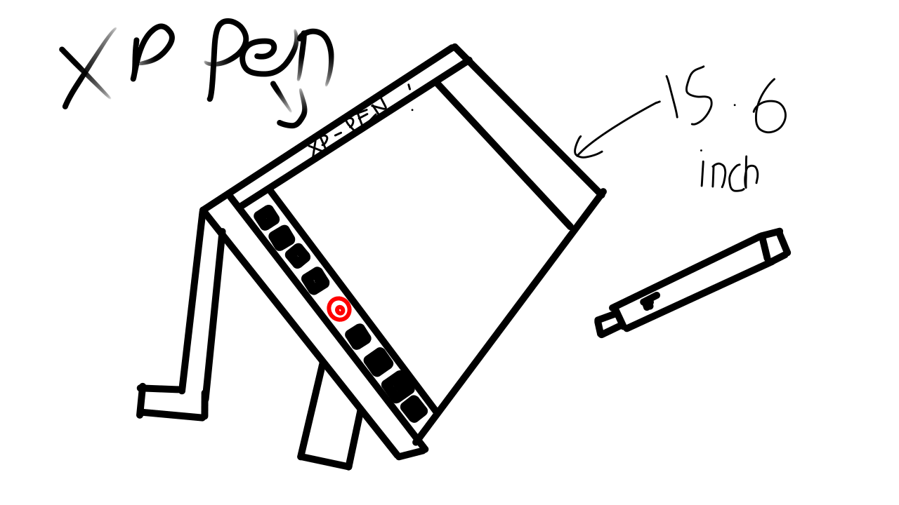 XP pen drawing tablet Artcraze - Illustrations ART street