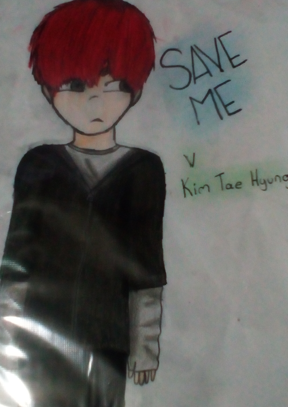 Kim Tae Hyung BTS .Save me A lo tradicional :3 8Osgothic - 插图 ART street