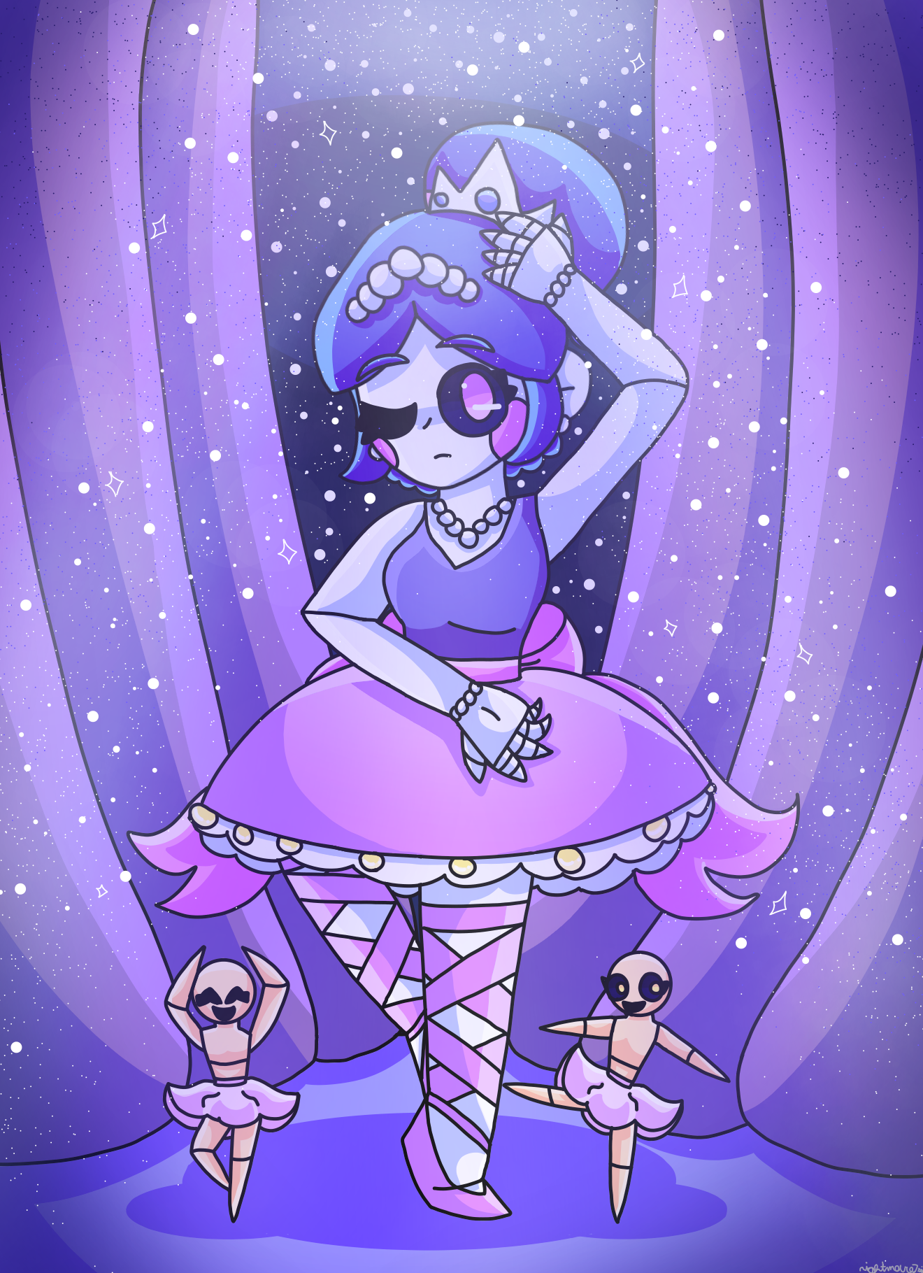 Ballora nightmare7six - Illustrations ART street