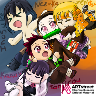 Kimetsu no yaiba Ritadj - 插图 ART street