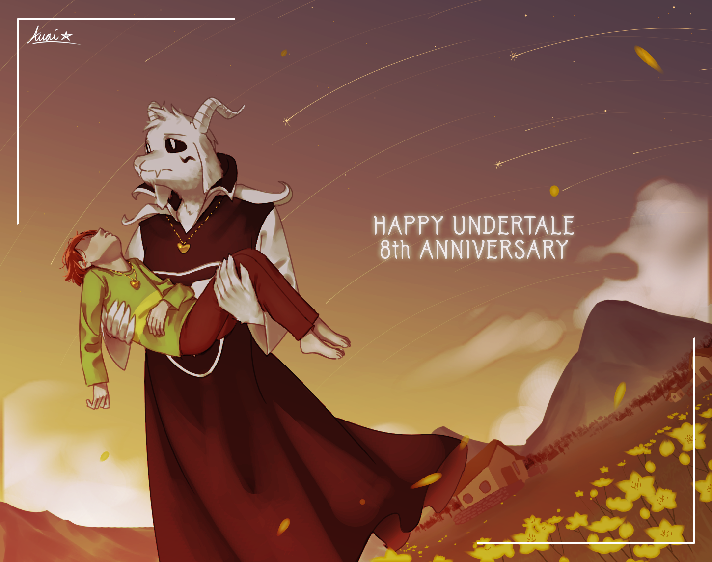 HAPPY ANNIVERSARY UNDERTALE ️ Amai☆ - Illustrations ART street