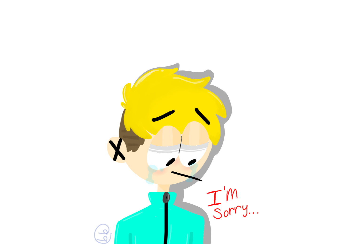 Butters sad... Blue AF - Illustrations ART street