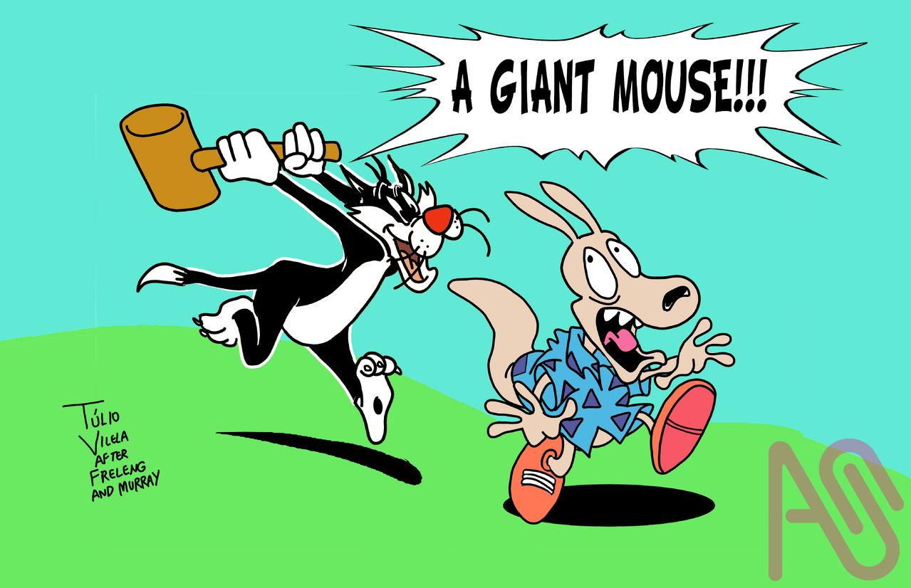 Sylvester Cat and Rocko Tulio_Vilela - Illustrations ART street