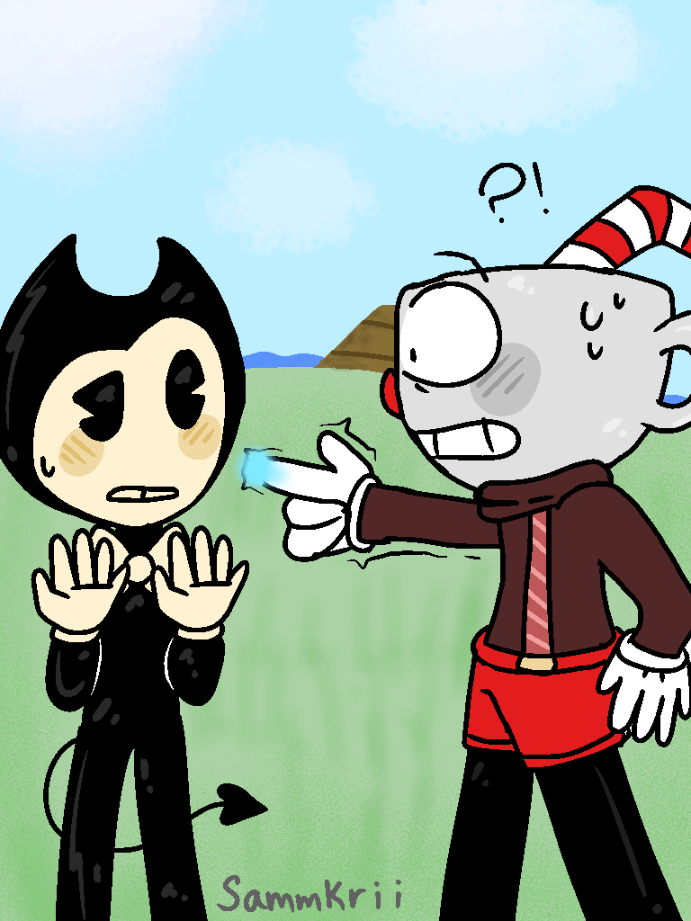 "TWO DEVILS?!" Sammkrii - Illustrations ART street