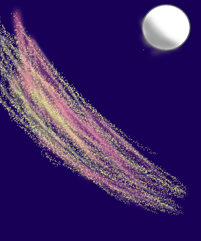 Magic Road On The Night HolaBolaRola - Illustrations ART street