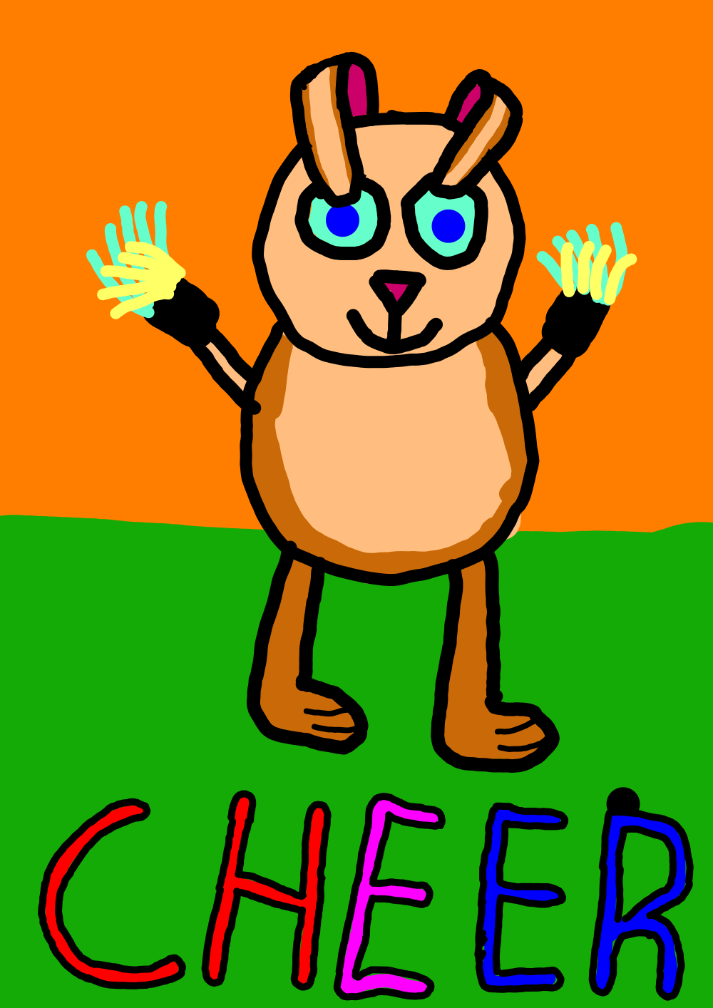 Bunny Cheer Fair Sasa - Illustrations ART street