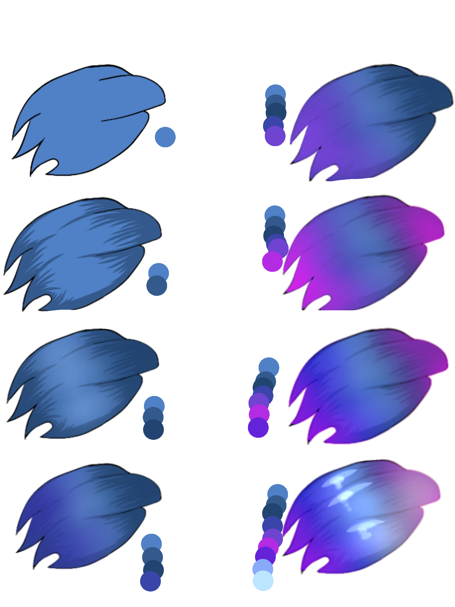 hair shading Awesome1 - Illustrations ART street