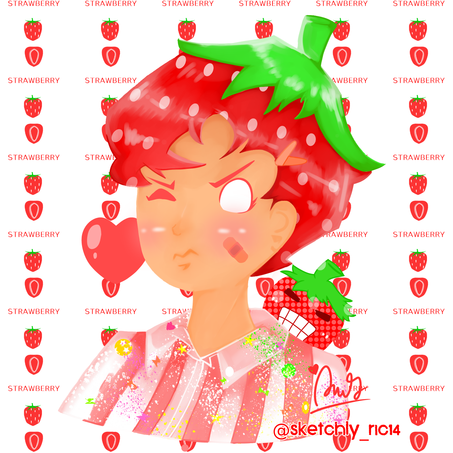 Strawberry Boy Nararawrs - 插图 ART street