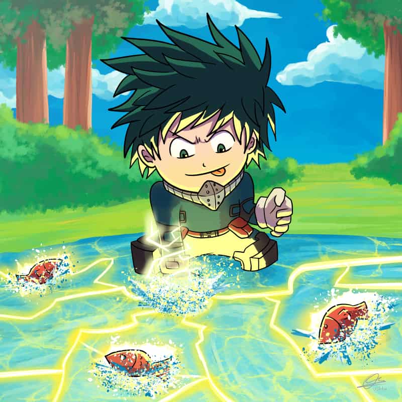 Fishing Deku okuto - Illustrations ART street