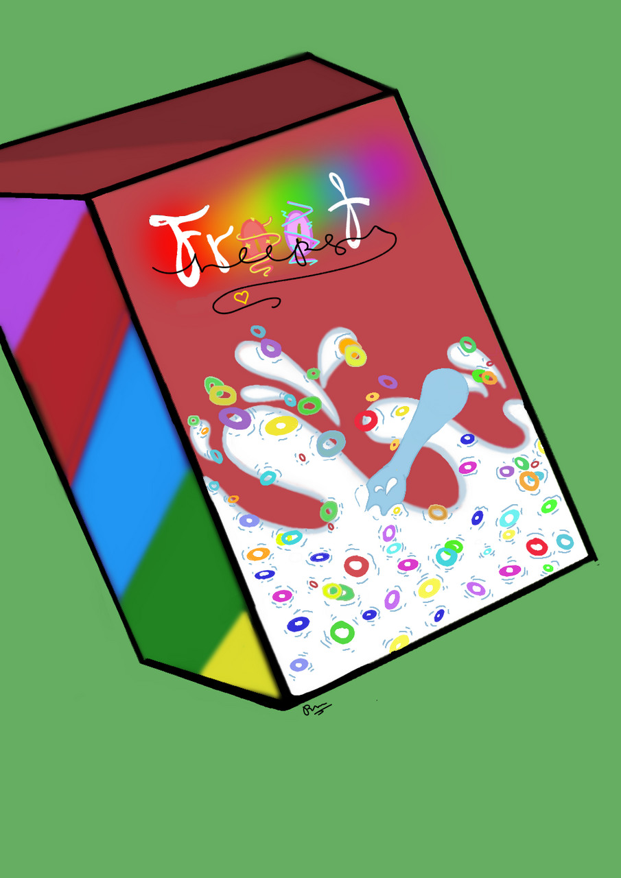 Box Of Froot Loops Starryart111 - Illustrations ART street