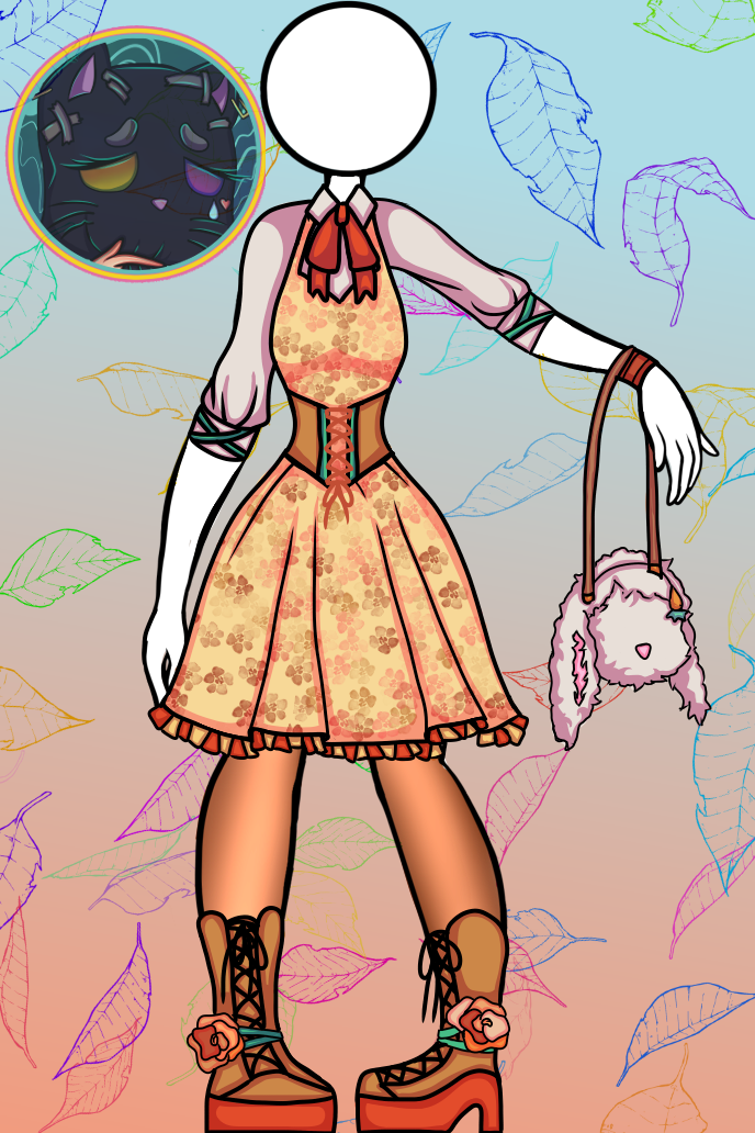 bunny autumn outfit SmokeCat - Illustrations ART street