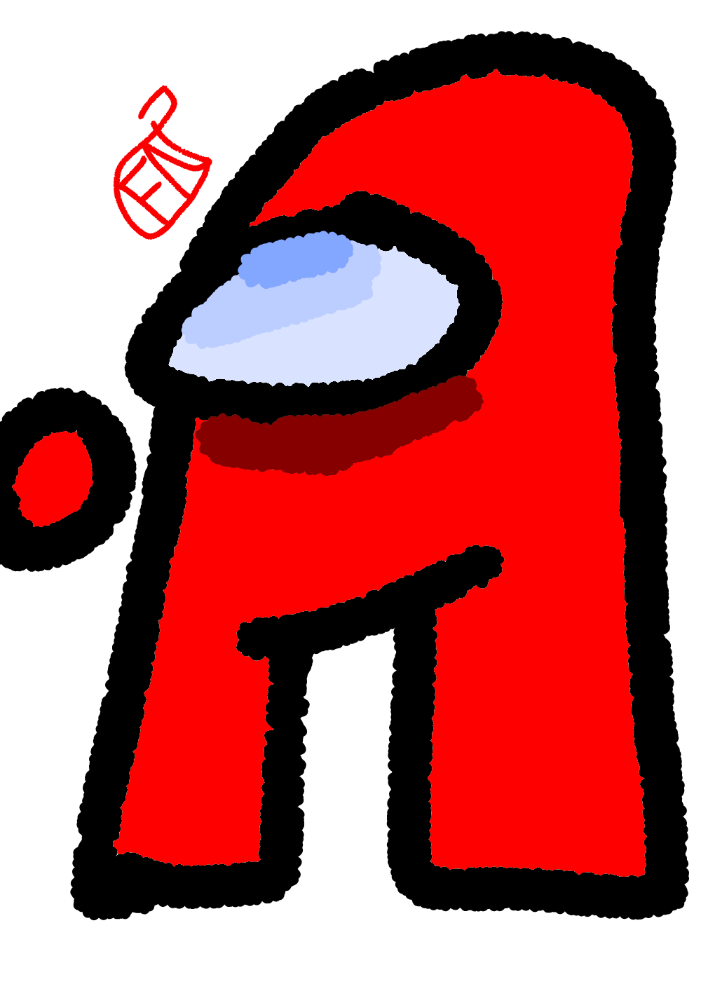 Red Sus Glitchrat 🐀 - Illustrations ART street