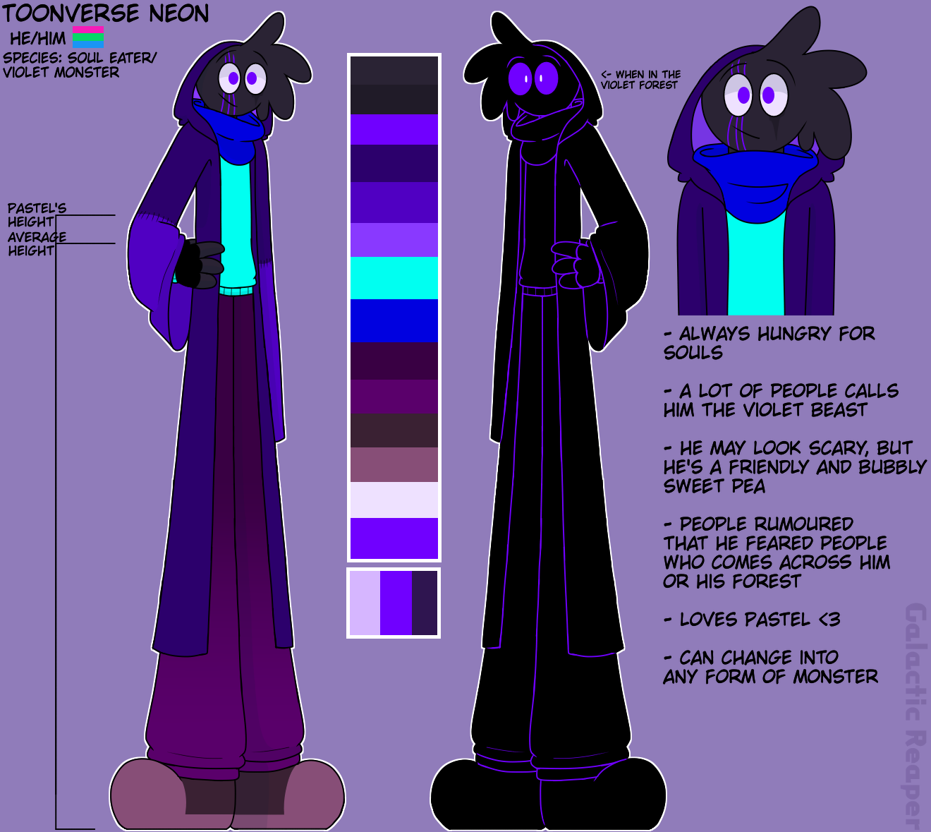 Toonverse Neon ref Galactic Reaper - Illustrations ART street