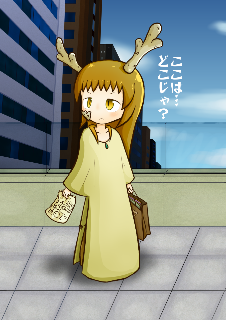 サナギ 買い物 Shiruru - Illustrations ART street