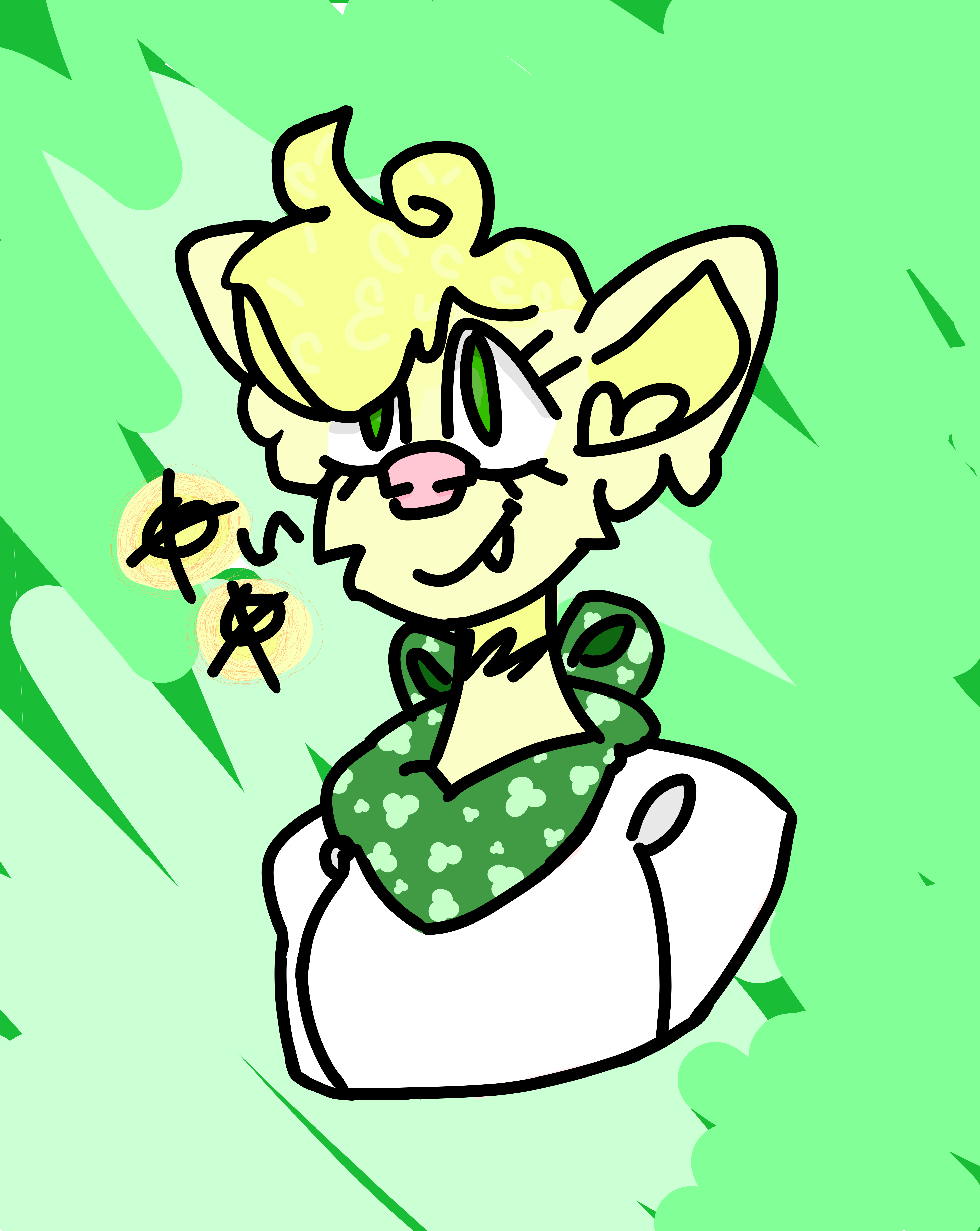 Clover for Gidgets pfp contest sork - Illustrations ART street