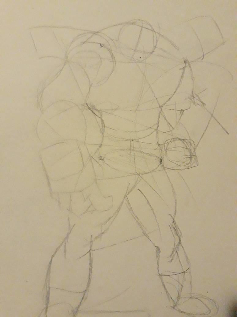 broly Wrathful transformation sketch lucasflores - Illustrations ART street