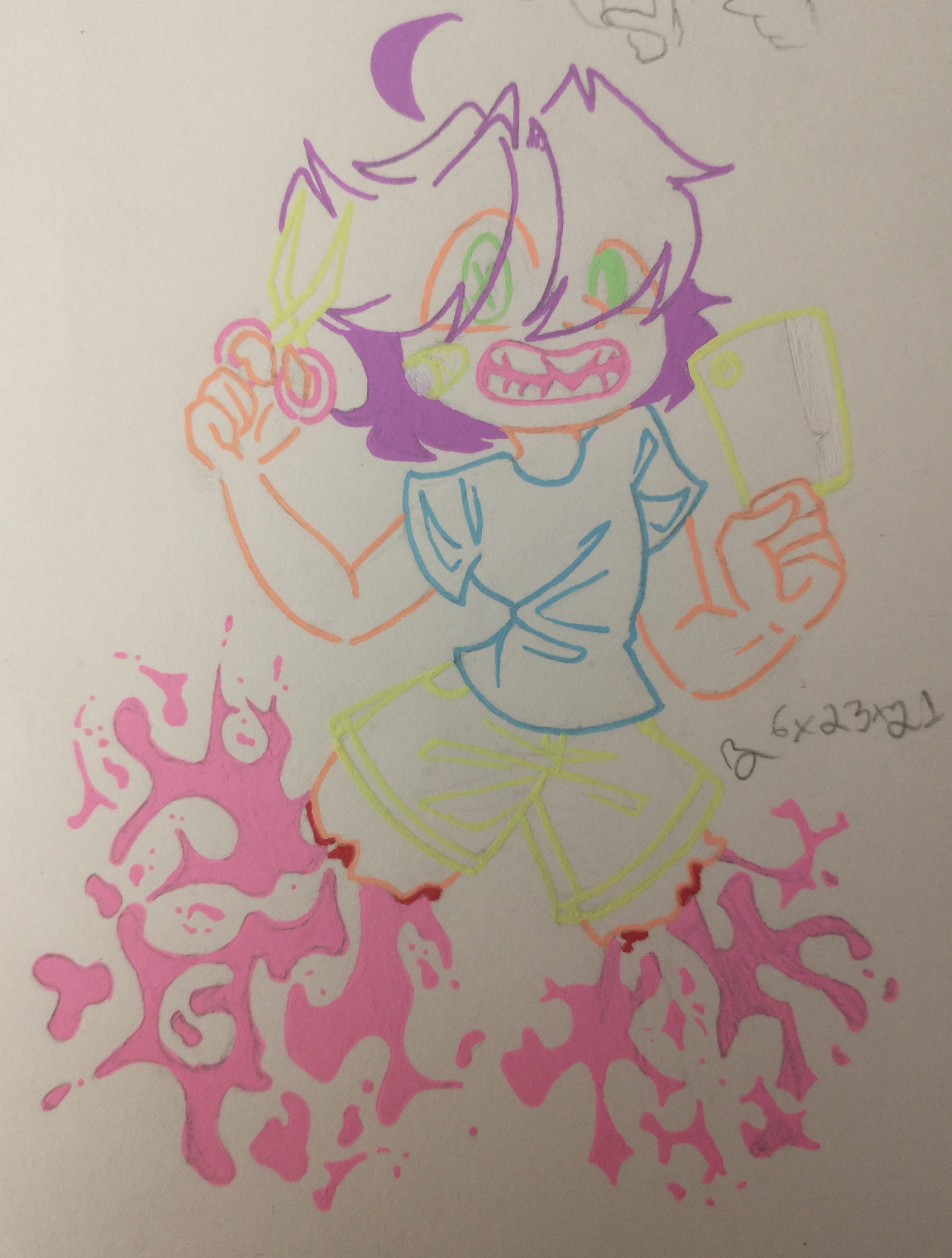 Nemain pastel gore ẞ r e d - Illustrations ART street