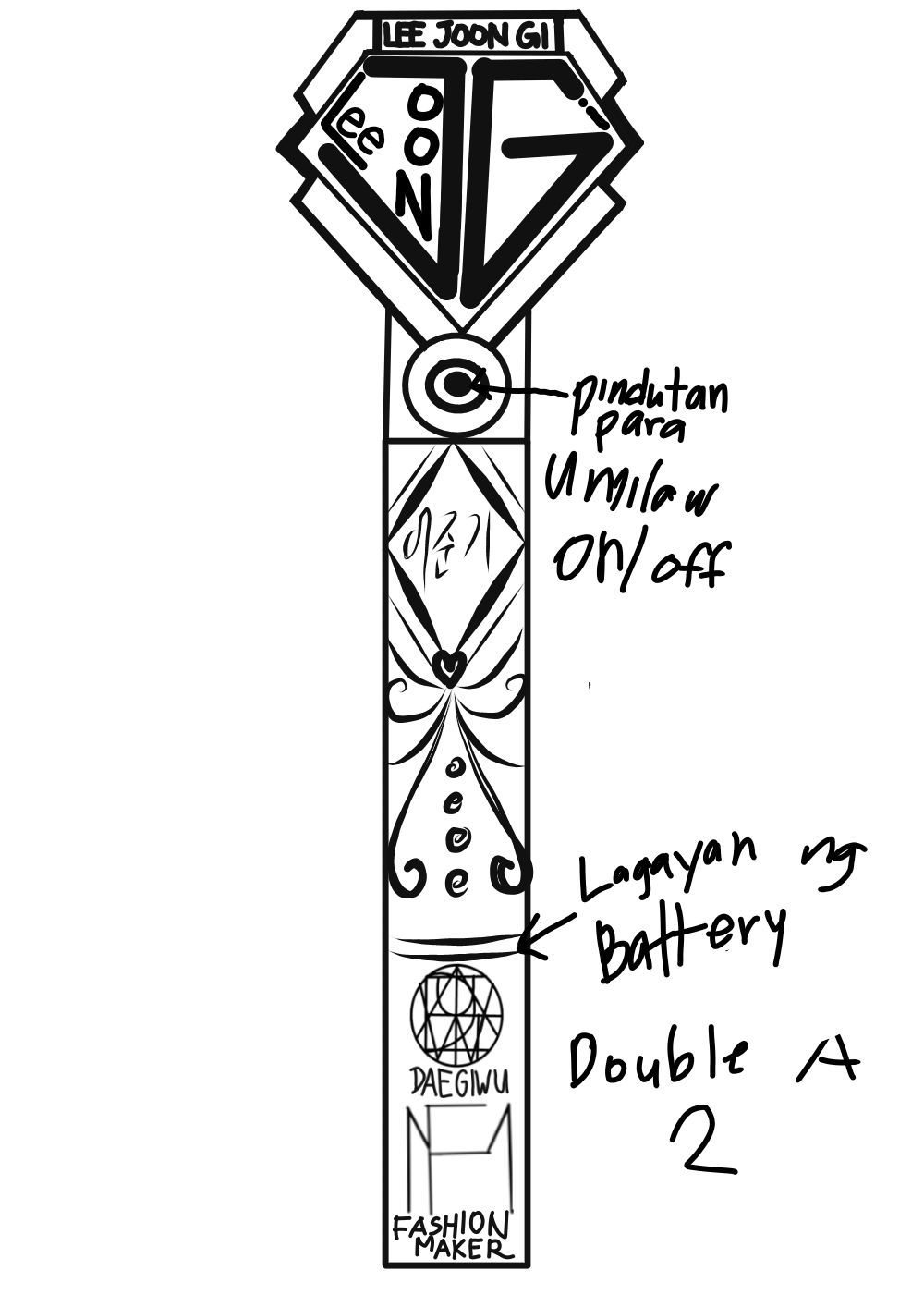 Lee Joon Gi Light stick by: YEOJA1BABAE2GIRL3 YEOJA1BABAE2GIRL3 ...