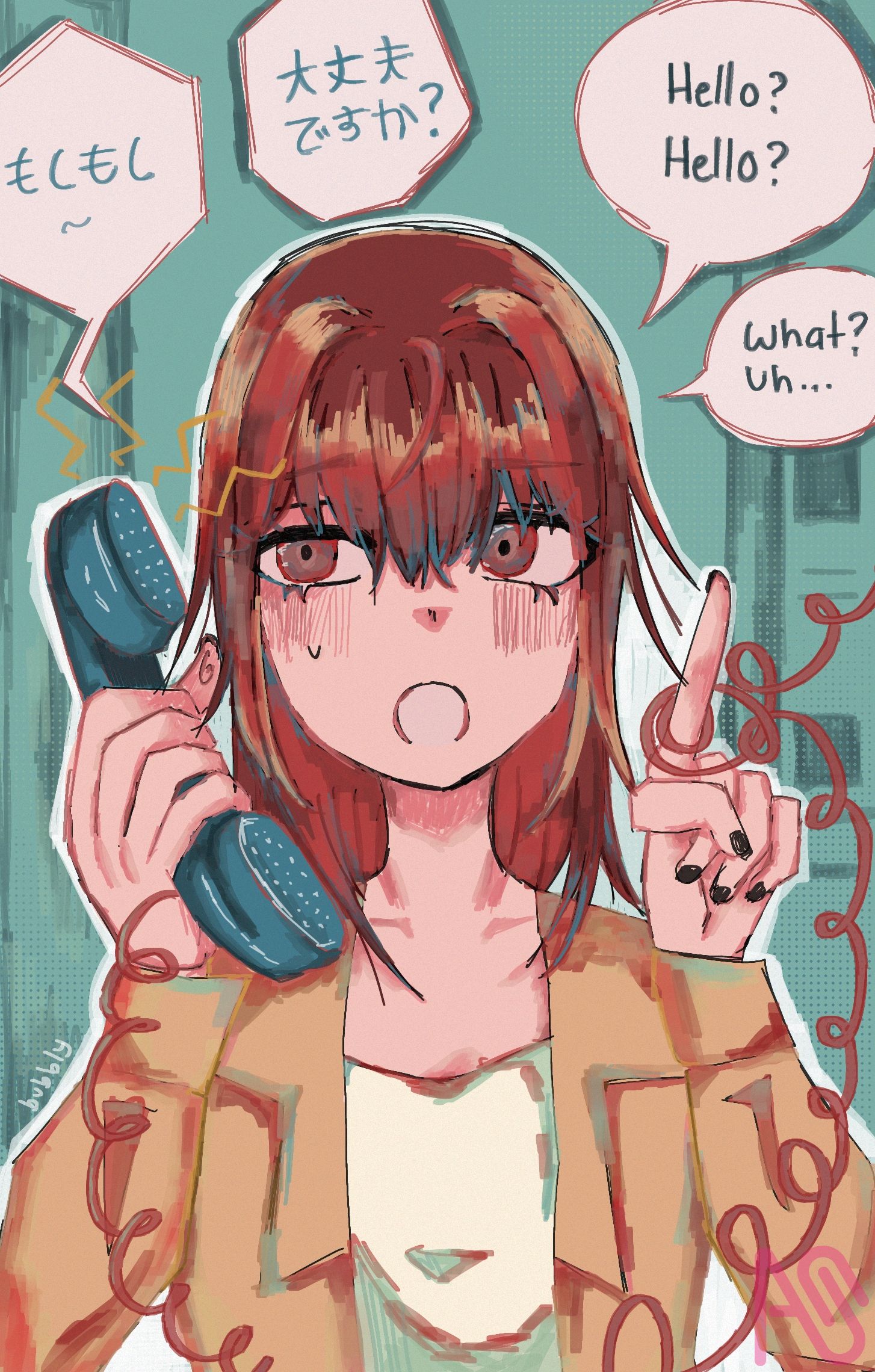hello hello? bubbly - Illustrations ART street