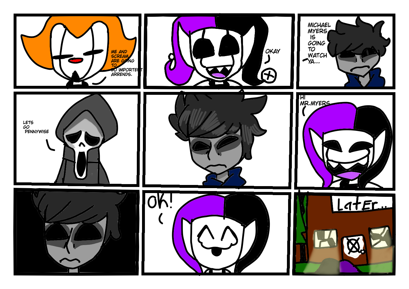 what if jevil was in it comic 3 Foxygirl572drawz - Illustrations ART street