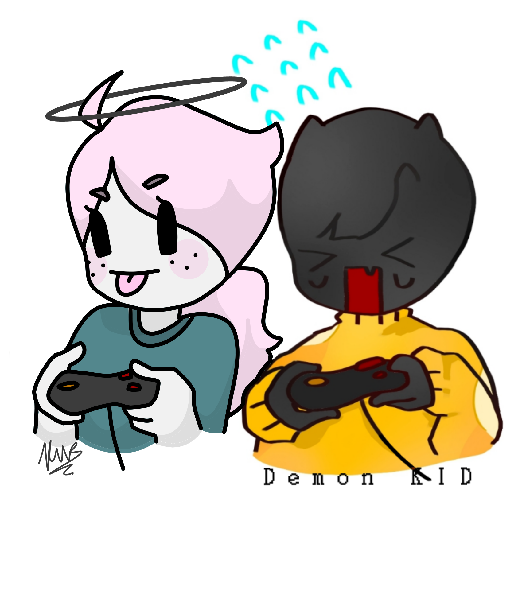 Collab with Demon KID Maehem - Illustrations ART street