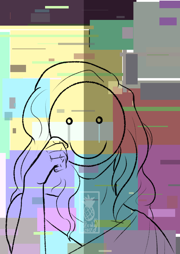 Dual Mask Zesty Pineapple Art - Illustrations ART street