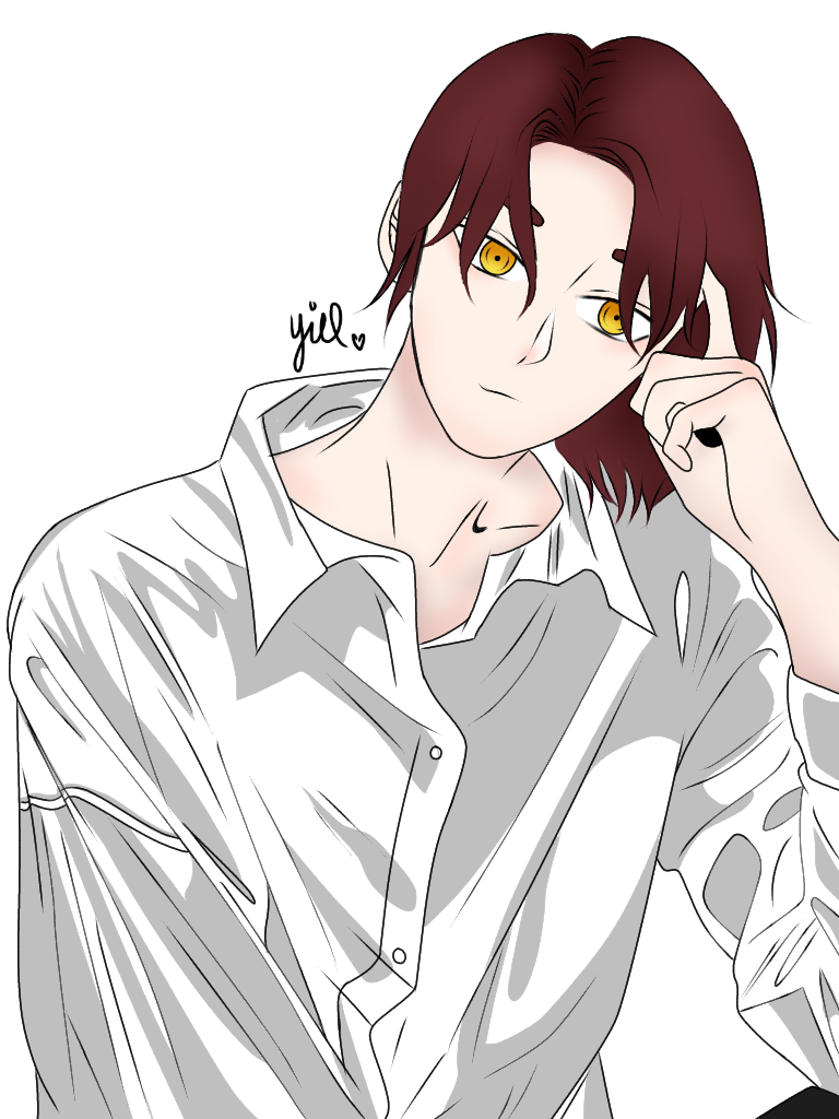 him, but with hair down Yiel - Illustrations ART street