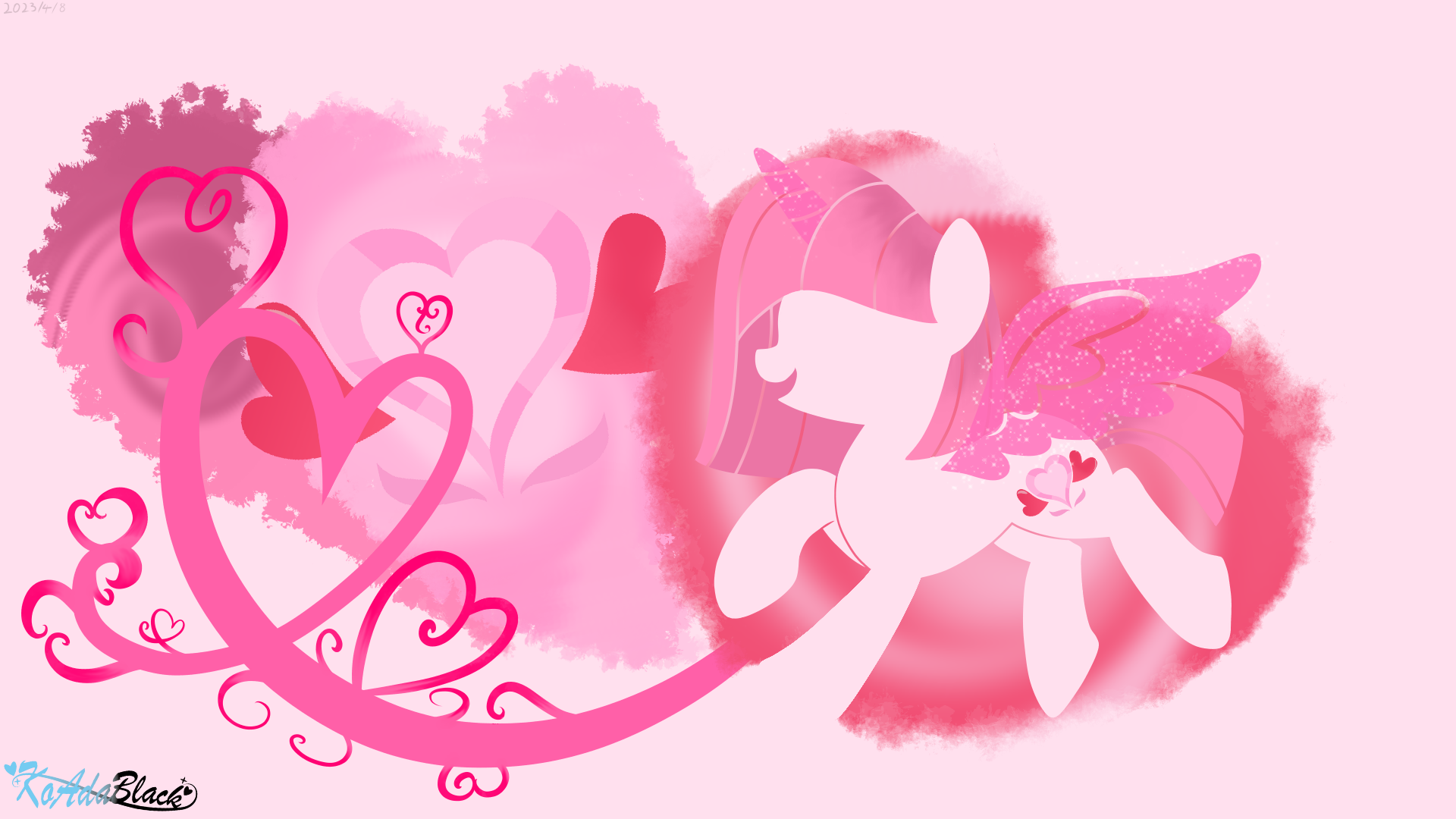 Annisa Trihapsari Silhouette Wall KoAdaBlack - Illustrations ART street