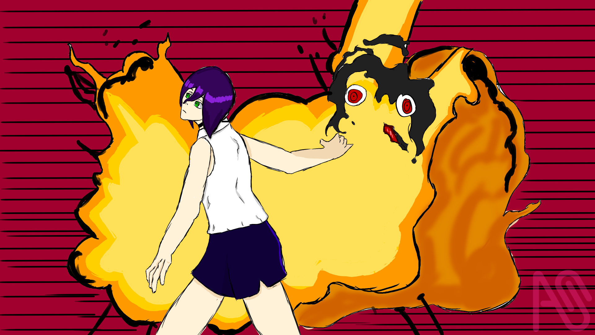 Reze meets Yoru after 167 Geijin - Illustrations ART street