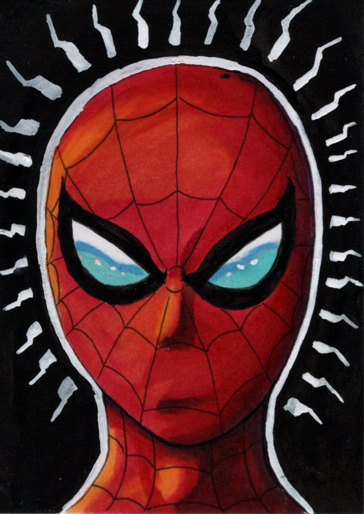 Spider-Man Test Sketch Card Hikaru Muto - Illustrations ART street
