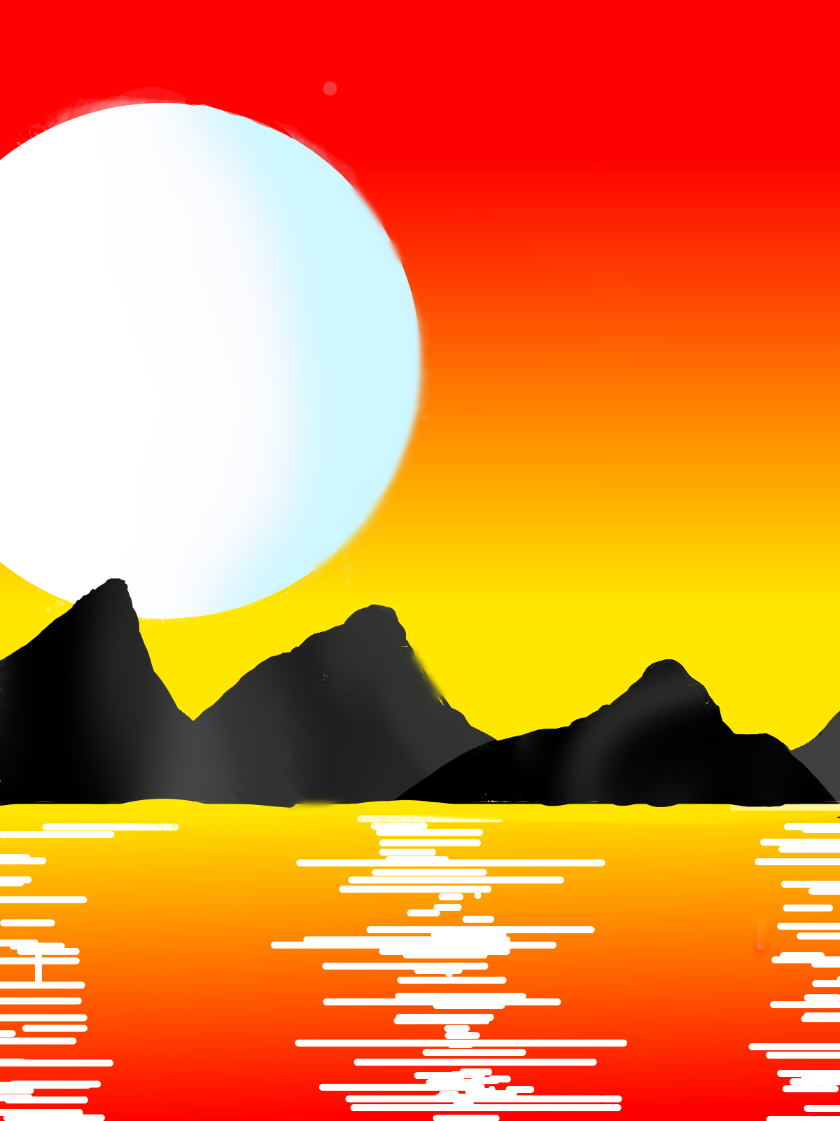 sun set senery Bhavya soni - Illustrations ART street