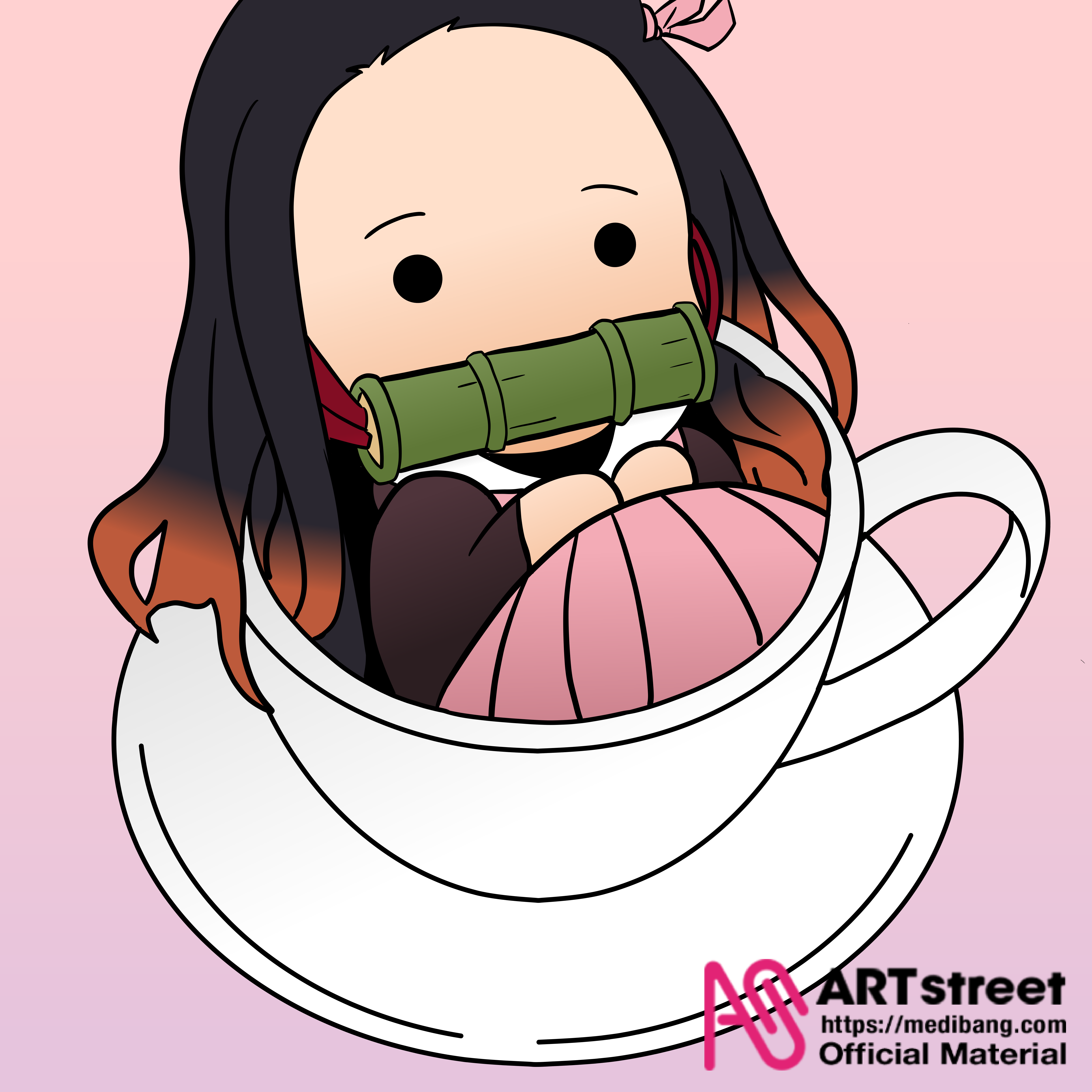 Nezuko Artistbyrumor - Illustrations ART street